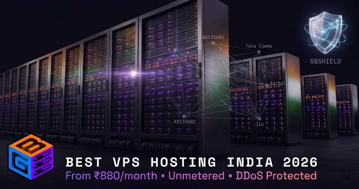 Best VPS Hosting India | Cheapest With Real DDoS Protection